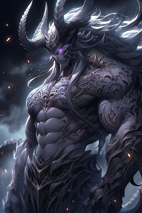 Pin De 어마어마하다 En 캐릭터1잠금 저장x Arte Anime De Fantasía Demonio De