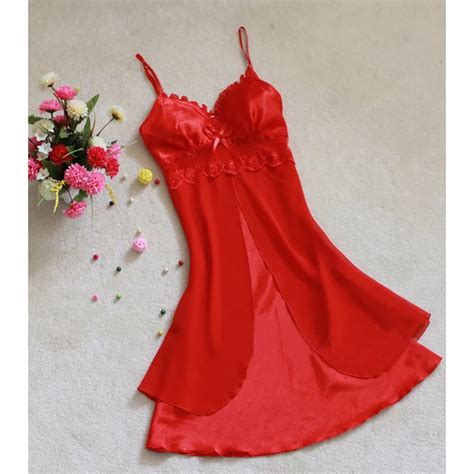Buy Big Yards Female Silk Lace Sexy Sleepwear Summer