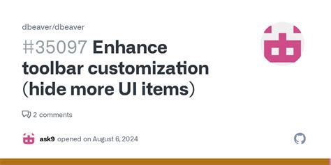 Enhance Toolbar Customization Hide More Ui Items · Issue 35097