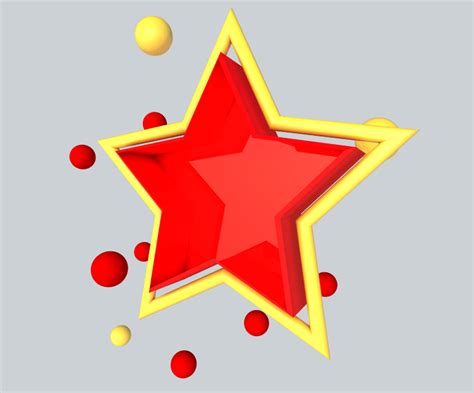 五四青年节红色五角星海报模板下载 千库网