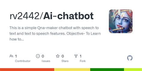 github rv2442 ai chatbot this is a simple qna maker chatbot with