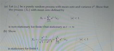 Solved A Let Left Epsilon T Right