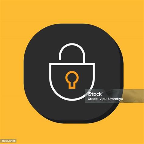 解鎖圖示剪影向量圖形及更多圓形圖片 圓形 掛鎖 一個物體 Istock