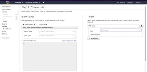 AWS EC Automated Snapshots Backup Create Topic Schedule
