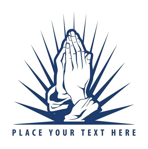 Vector Illustration Of Praying Hand 19472265 Vector Art At Vecteezy