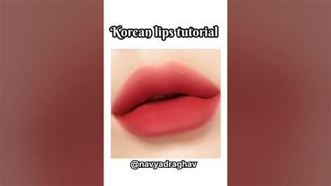 Korean Lips Tutorial 💄 Koreanaesthetic Lipstutorial Trending Alibi Shorts Youtube