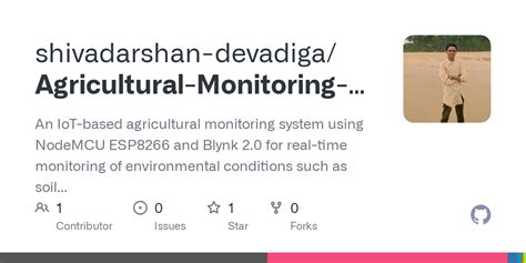 GitHub Shivadarshan Devadiga Agricultural Monitoring System Using