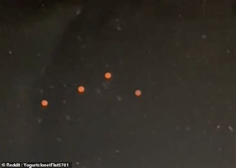 Another Orange Ufo Orb Was Spotted In The Skies Over The Us Near A