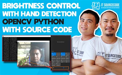 Brightness Control With Hand Detection OpenCV Python Source Code