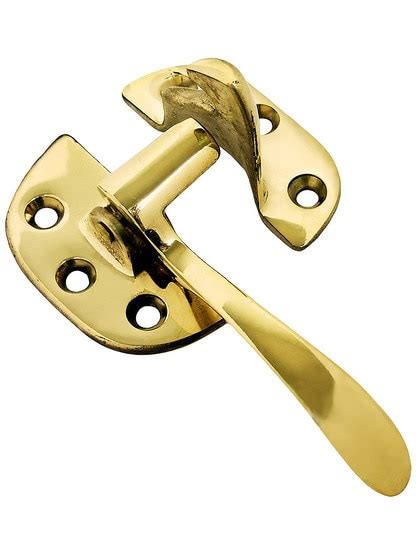 Solid Brass Left Hand Offset Ice Box Latch House Of Antique Hardware