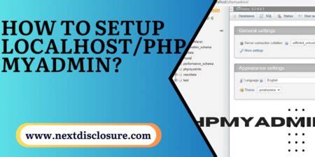 Localhost PhpMyAdmin Simplifying Database Management For Web