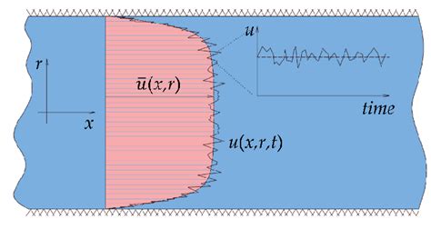 Schematic Of The Average Velocity Profile Along With A Snapshot Of The Download Scientific