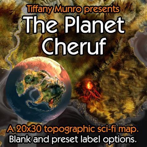 The Planet Cheruf Sci Fi Regional Map Roll20 Marketplace Digital Goods For Online Tabletop
