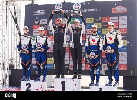 87 Taylor Gill Daniel Brkic Ford Fiesta Rally3 Podium Portrait During The 2025 Rally De