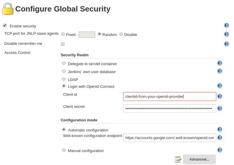 Jenkins Openid Connect Authentication Plugin