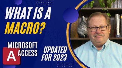 Microsoft Access Macros For Beginners Youtube