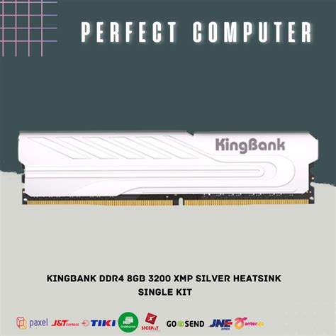 Jual Ram Kingbank Ddr4 8gb 3200 Xmp Silver Heatsink Single Kit Shopee Indonesia