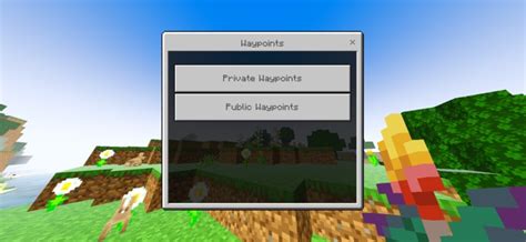 Waypoints Minecraft Addon