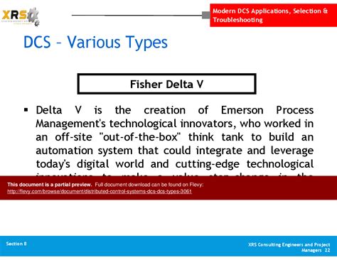 Distributed Control Systems DCS DCS Types PPT Slide Deck