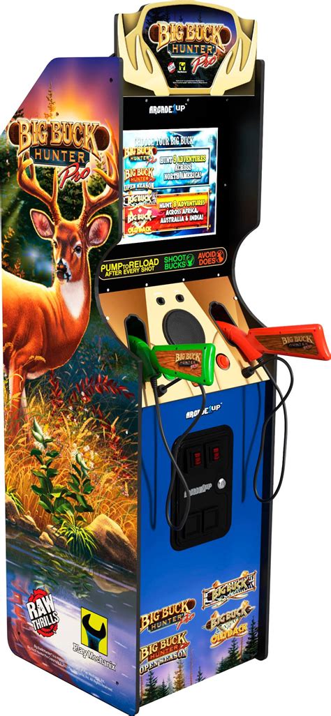 Arcade1up Big Buck Hunter Pro Deluxe Arcade Machine Bbh A 304025 Best Buy