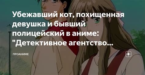 Убежавший кот похищенная девушка и бывший полицейский в аниме Детективное агентство Отохимэ