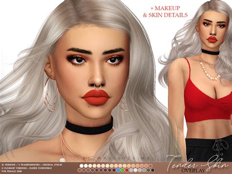 The Sims Resource Tender Skin Overlay Female