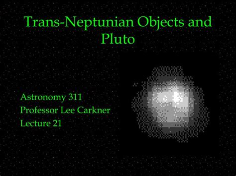 Ppt Trans Neptunian Objects And Pluto Powerpoint Presentation Free