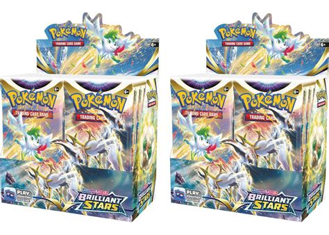 Pokémon Tcg Sword And Shield Brilliant Stars Booster Box 2x Lot Us