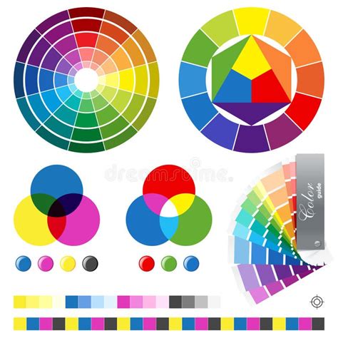 Tabela De Cor Do Rgb Ilustração Stock Ilustração De Brilho 410908