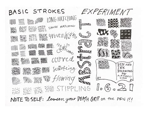 Art Journal Basic Strokes And Abstract Experiments — Artist Lydia