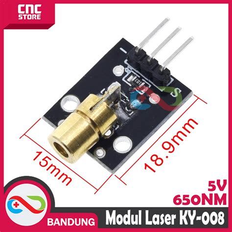 Jual Ky 008 Laser Head 5v 650nm Compatible With Arduino Esp8266 Shopee Indonesia