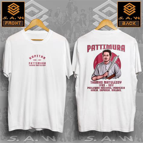 Jual T Shirt Kapiten Pattimura Kaos Pahlawan Nasional Indonesia Thomas