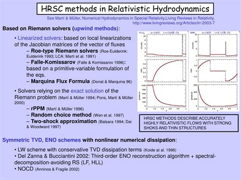 Ppt Numerical Relativistic Hydrodynamics And Magnetohydrodynamics