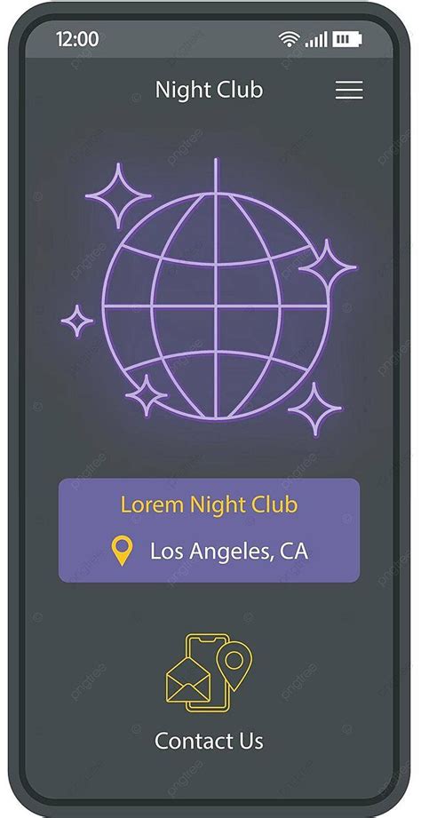 Night Club Smartphone Interface Vector Template Ui Layout Button Vector Ui Layout Button Png Night Club Smartphone Interface Vector Template Ui Layout Button Vector Ui Layout Button Png