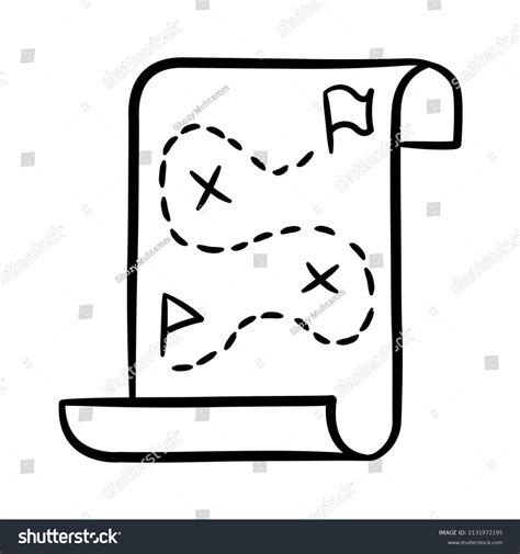 Plan Strategy Map Blueprint Scheme Plot Stock Vector Royalty Free