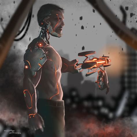 Cyberpunk Android Diego Santos