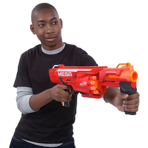 Amazon Nerf N Strike Mega Series RotoFury Blaster Toys Games