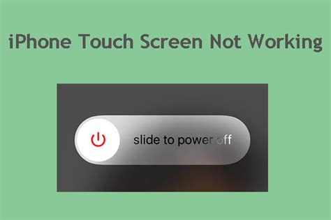 Ways To Fix Iphone Touch Screen Not Working Minitool