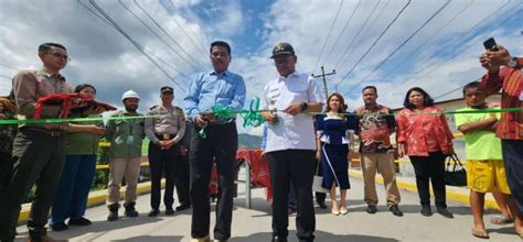 Rampung TPL Serahterimakan Jembatan Aek Mandosi IV Tanjung Pasir
