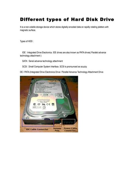 Hdd Types Pdf