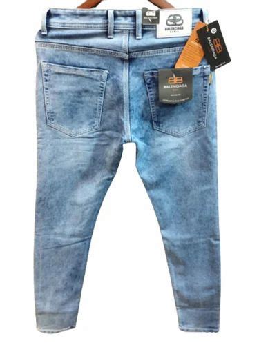 Slim Fit Faded Men Light Blue Denim Jeans At Rs 470piece In New Delhi