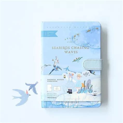 Cuaderno Decorado Color Azul Con 6 Paquetes De Post It Mercadolibre