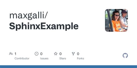 GitHub Maxgalli SphinxExample