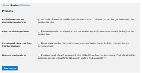 Woocommerce Memberships Settings Documentation Woocommerce