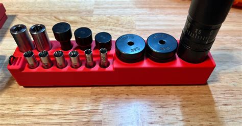 Gridfinity Reloading Tool Holder Block For Short Action Customs Infinity Aps Seating Die By Jdb