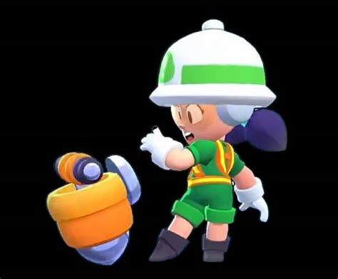 Brawl Stars Constructor Jacky Skin Render Png By Dn2344art On