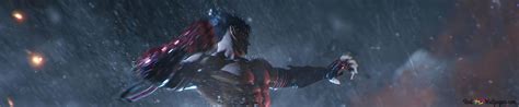 Tekken 8 Game Jin Kazama Vs Kazuya Mishima 4k Wallpaper Download