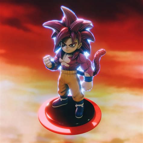 Goku Ssj4 Daima By Nowisixoye On Deviantart