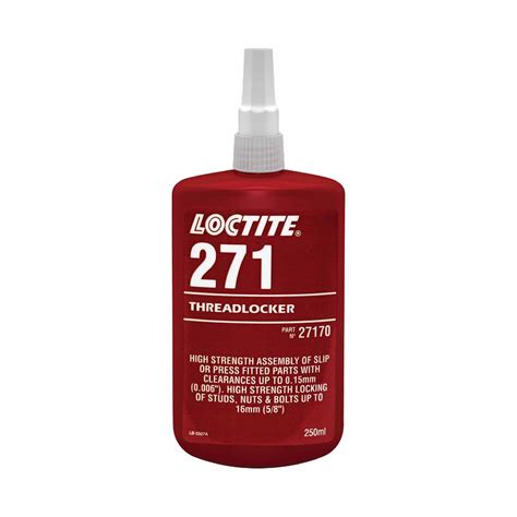 Loctite 271 - น้ำยาล็อคเกลียว loctite 271 ขนาด (50 ml., 250 ml., 1lt ...
